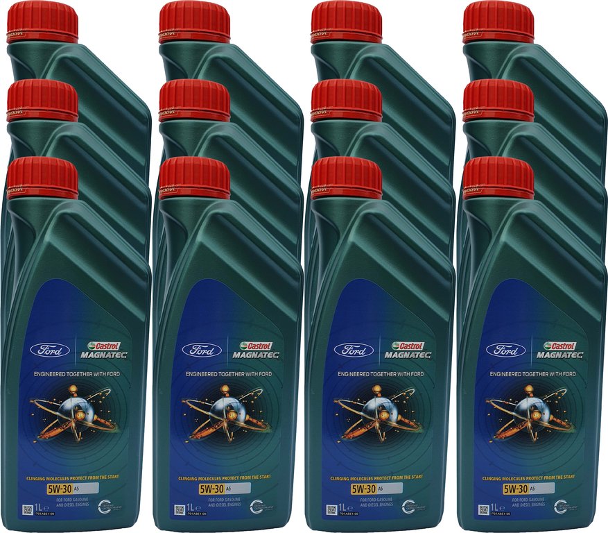 Castrol MAGNATEC FORD 5W30 A5 - cartone 12 litri – WELUBE