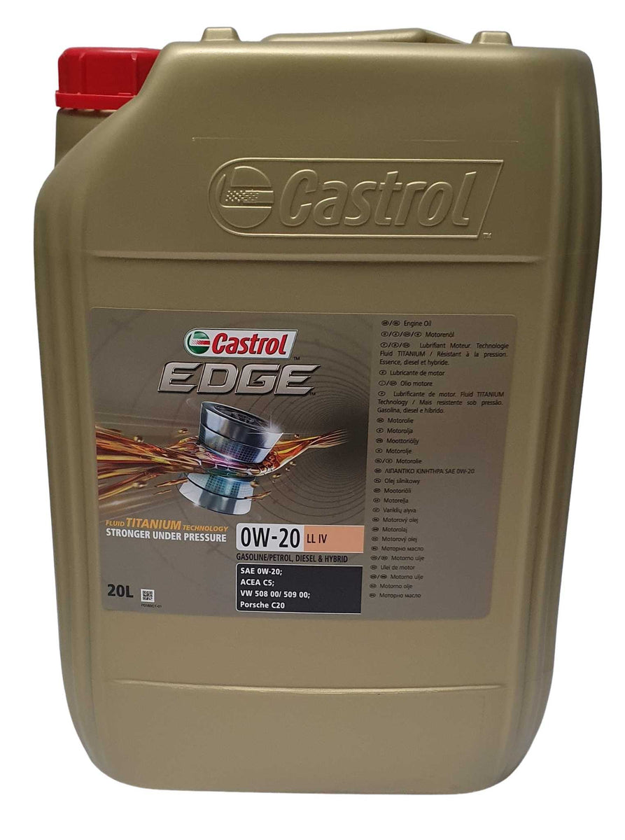 Castrol EDGE 0W20 LL IV - 20 litri – WELUBE