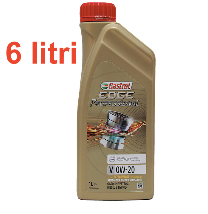 Castrol EDGE professional V 0W20 Volvo - 6 litri – WELUBE