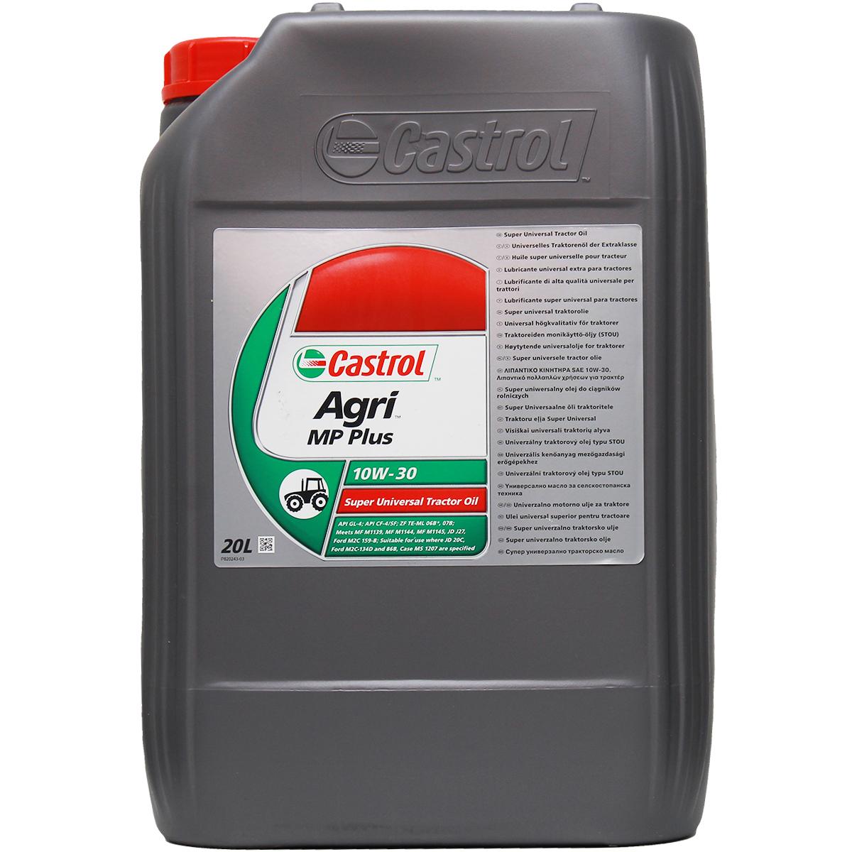 Castrol AGRI MP Plus 10W30 - 20 litri – WELUBE