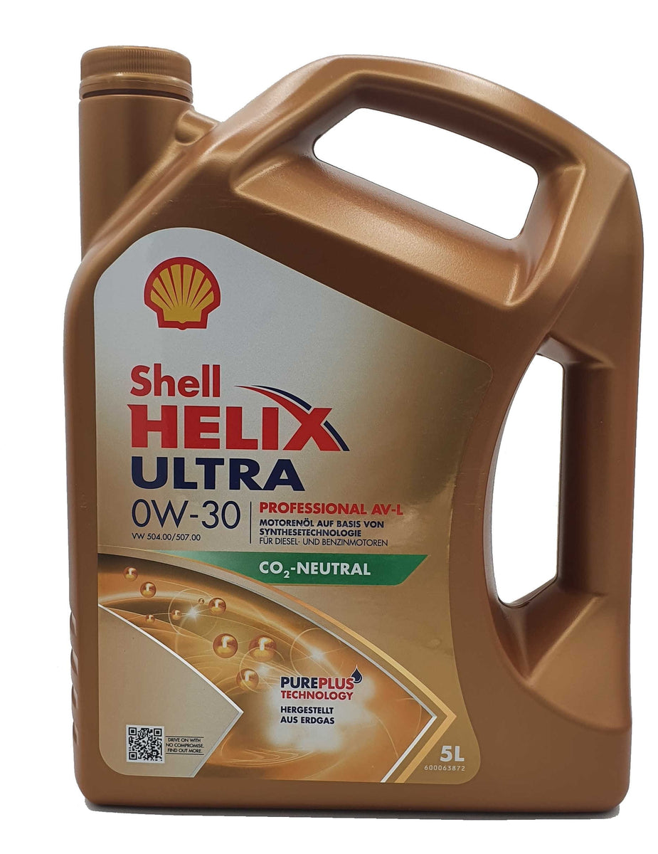 Shell 0W30 Helix Ultra Professional AV-L - 5 litri – WELUBE